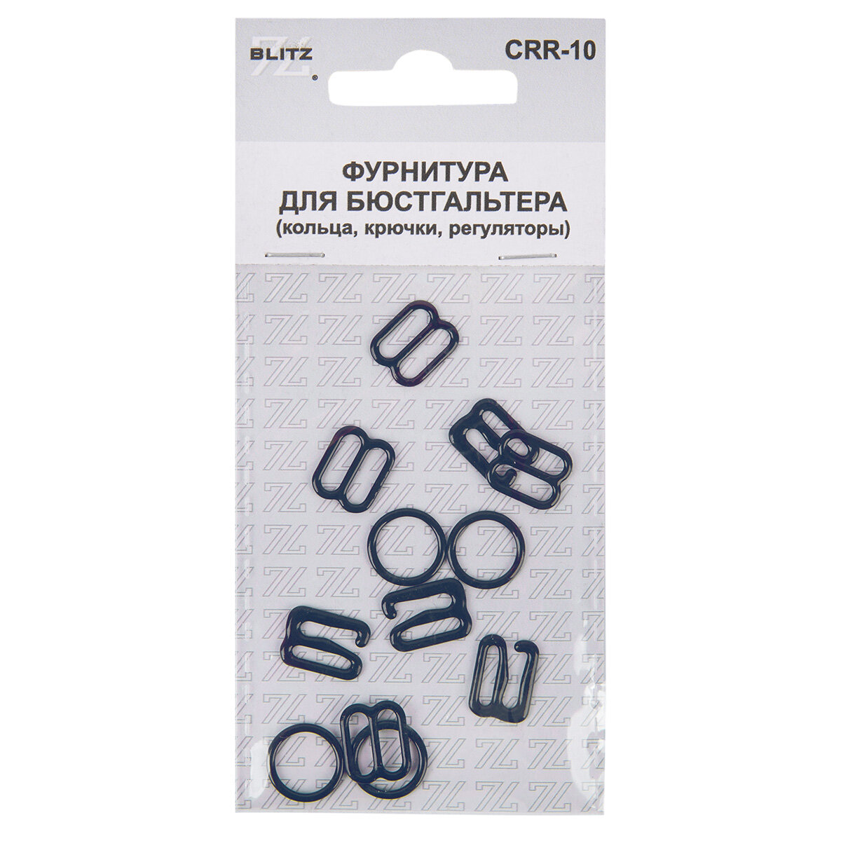 BLITZ CRR-10-MU04 Набор металлической фурнитуры 10 мм, 12 шт, темно-синий для мебели