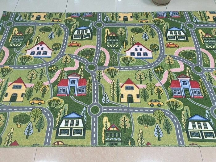 Детский ковер палас на пол в детскую 200х500 см ворс 3 мм 400650 KoverVDom