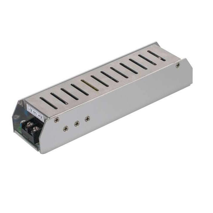 Блок питания для светодиодной ленты 100Вт 8.3А 12В IP20 BSPS метал, JAZZWAY 5024342 (1 шт.)