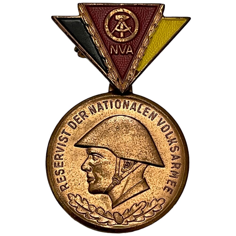 Германия (ГДР), медаль "Знак резервиста" бронзовая степень 1968-1990 гг. (3)