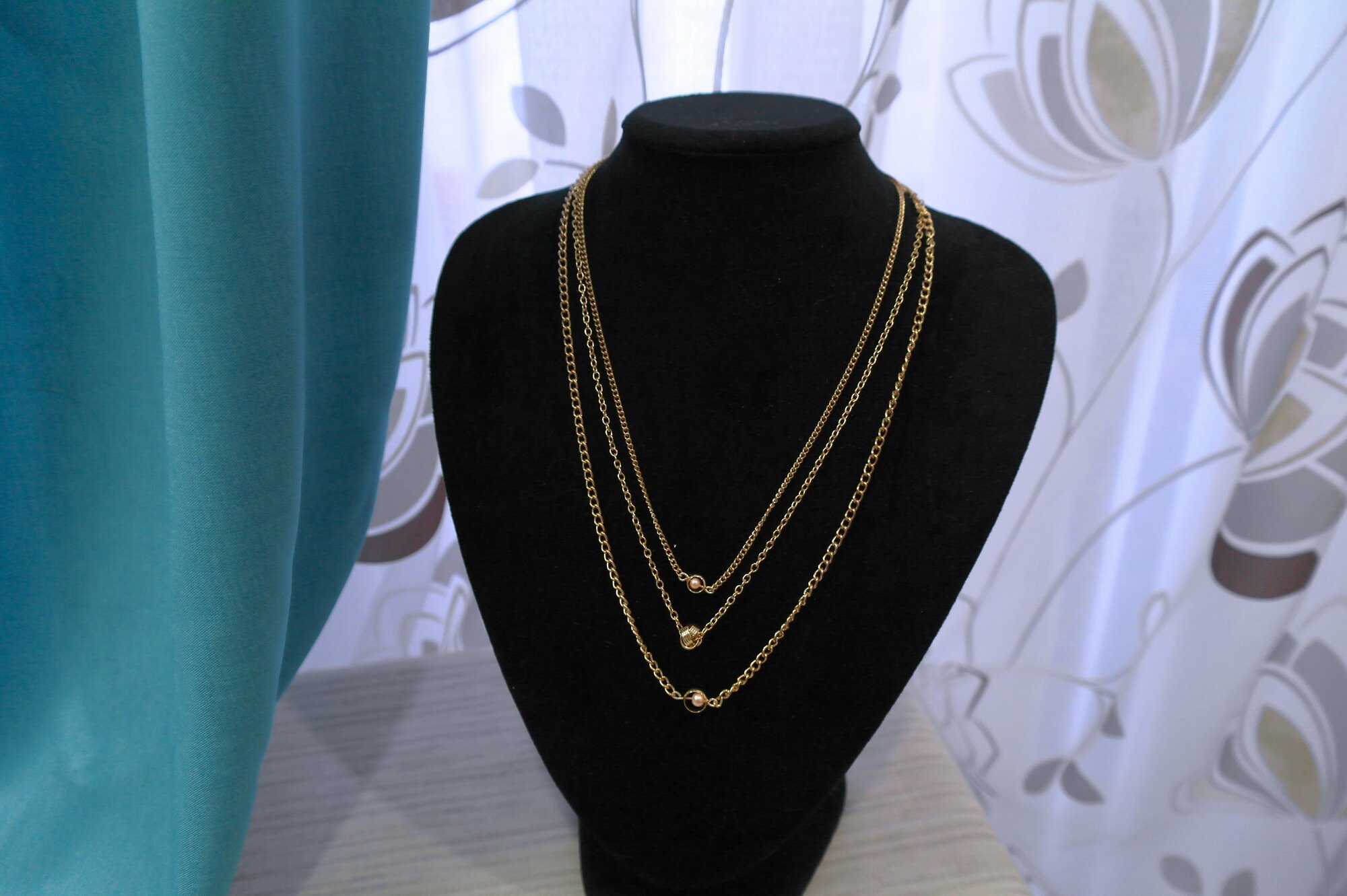 Колье, жемчуг имитация