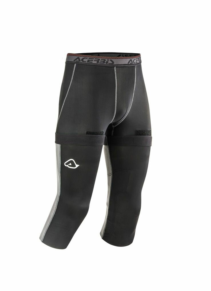 Гетры кроссовые под наколенники + шорты Acerbis X-KNEE GECO Black/Grey, XXL