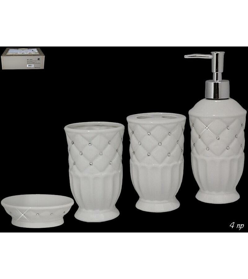 Набор для ванной комнаты 4 пр.