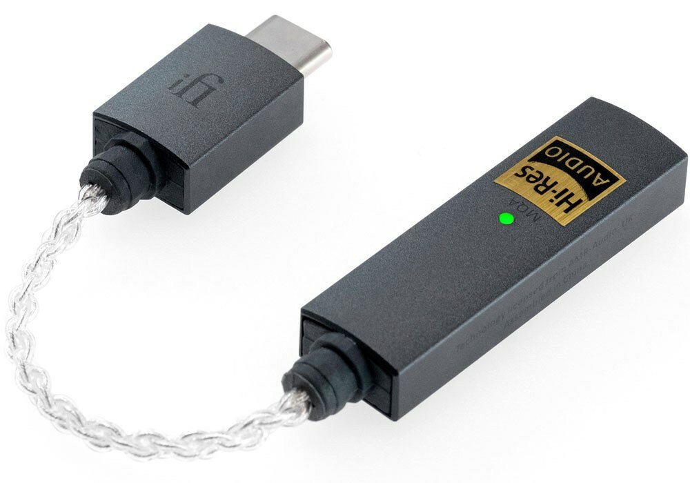 IFi audio Go Link, серый, портативный усилитель и ЦАП