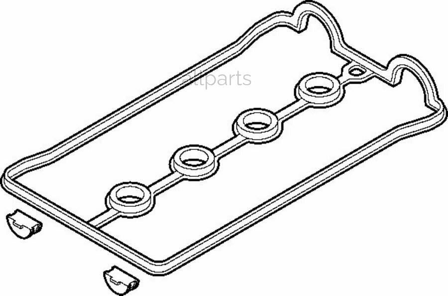 ELRING 174251 прокладка крышки клапанной DAEWOO A16DMS (96351213