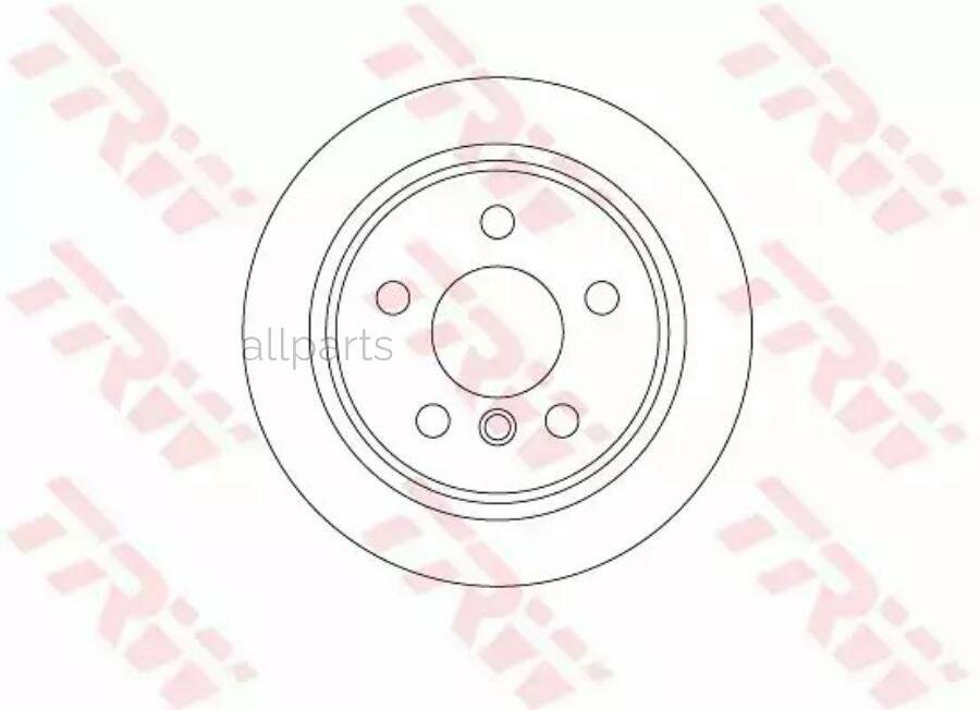TRW DF6795 Диск тормозной задний MINI ONE/COOPER/CLUBMAN ALL 2014-> /D=259MM TRW DF6795