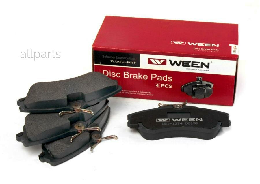 WEEN 151-1274 Тормозные колодки дисковые передние CITROEN Berlingo Xsara Picasso PEUGEOT 206
