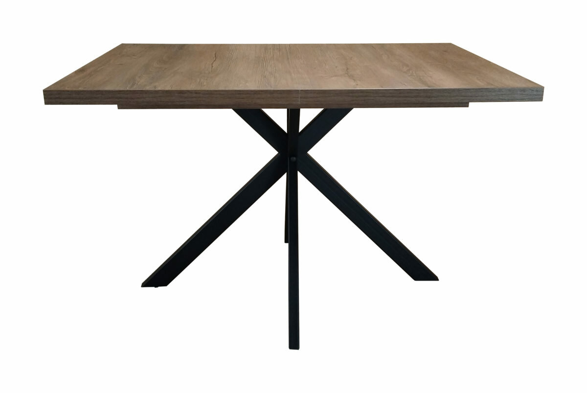 Стол обеденный Терминал GRACE 140 черный, Дуб Канзас Размеры: Высота 760мм Глубина 900мм Ширина 1400мм