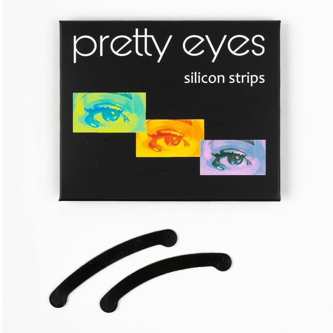 Компенсаторы для лами ресниц Pretty Eyes, цвет черный, 1 пара