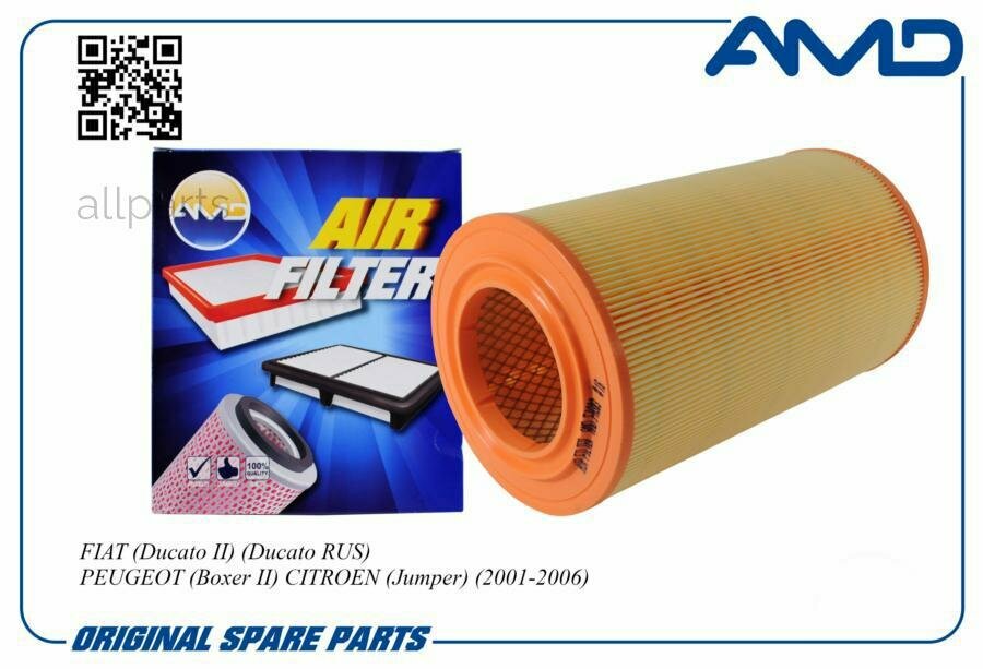 AMD AMD. FA383 Фильтр воздушный FIAT (Ducato II) (Ducato RUS) PEUGEOT (Boxer II) C AMD AMD. FA383