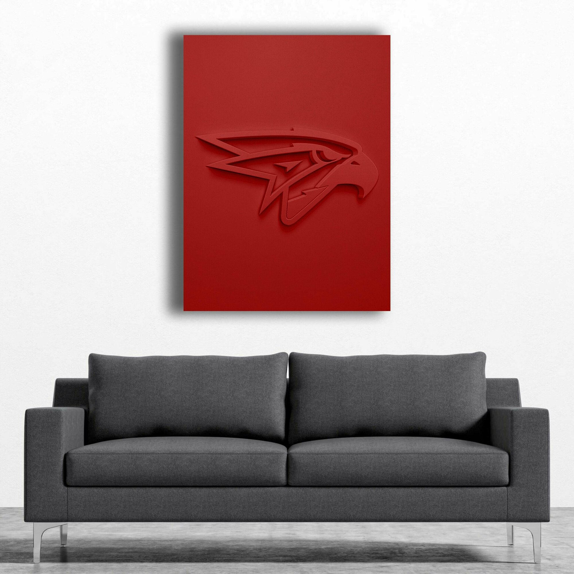 Интерьерная картина на холсте / Хоккей / Авангард 60*80