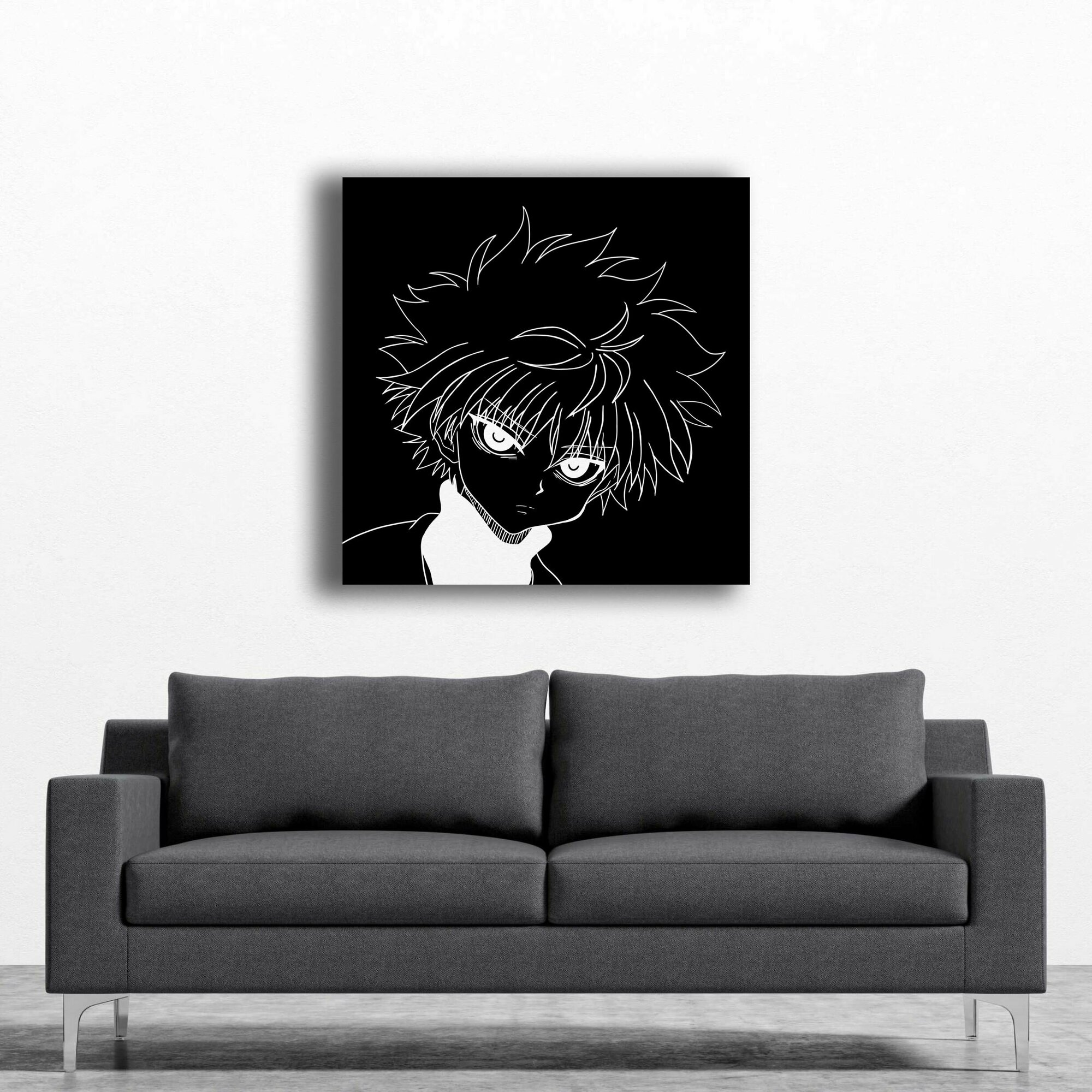 Интерьерная картина на холсте / dead inside / zxc 60*60