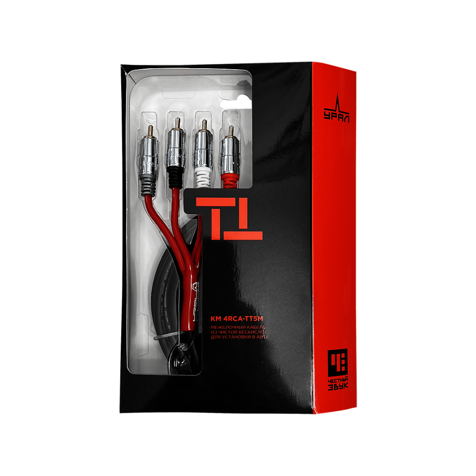Межблочный кабель Урал ТТ КМ 4RCA-TT5M гром