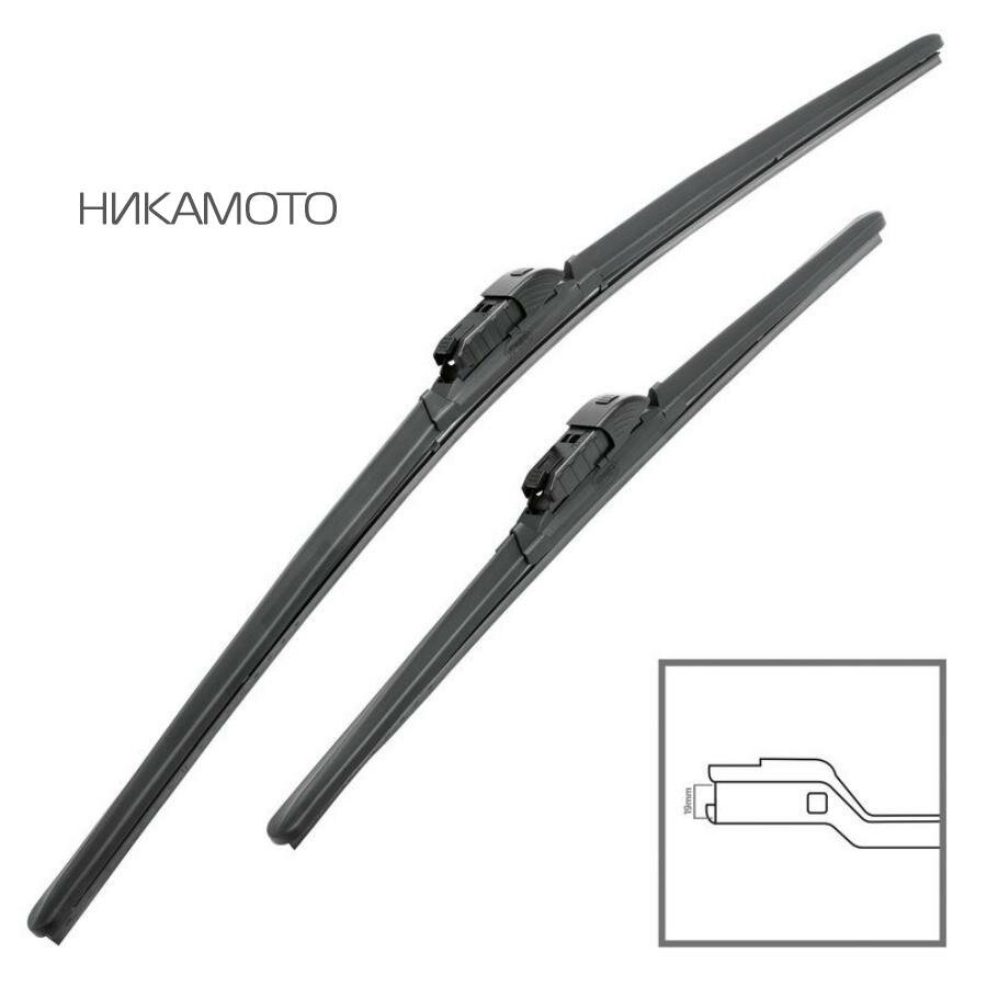 HEYNER 020 380 Щётки с/о 600/350мм blade-set HYBRID