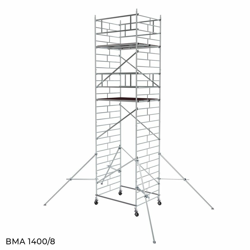 Вышка Модульная Алюминиевая Megal Вма 1400/8