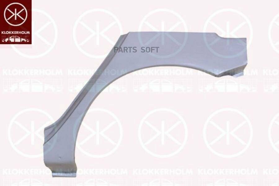Арка крыла задн лев Mitsubishi - Lancer VIII 09.03-07 4дв Klokkerholm арт. 3719581