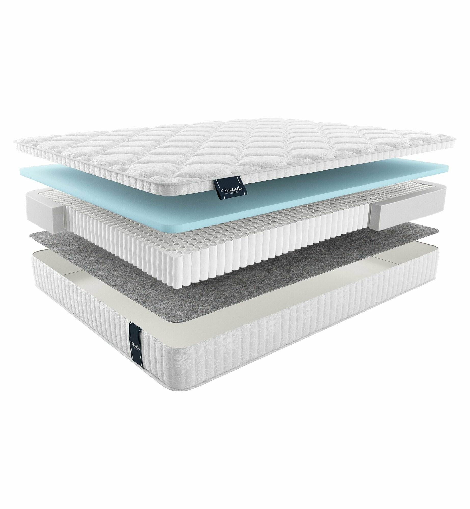 Матрас Materlux Aventino Multi 165х200 серии Light высота 17 см анатомический средней жесткости Независимые пружины