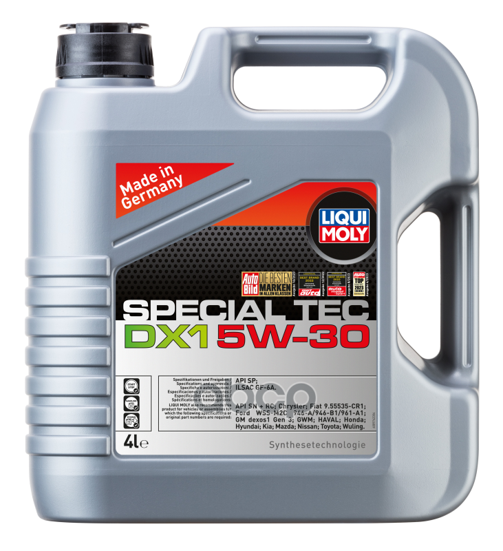 LIQUI MOLY Масло Моторное Special Tec Dx1 Dexos 5W-30 Sp Gf-6A (4Л) 20968