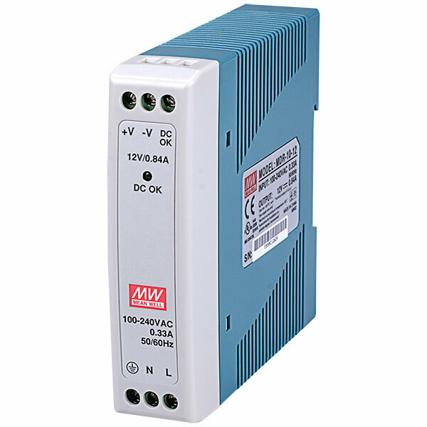 Блок питания MW MDR-10-12 10W 12V 0.8A на дин рейку