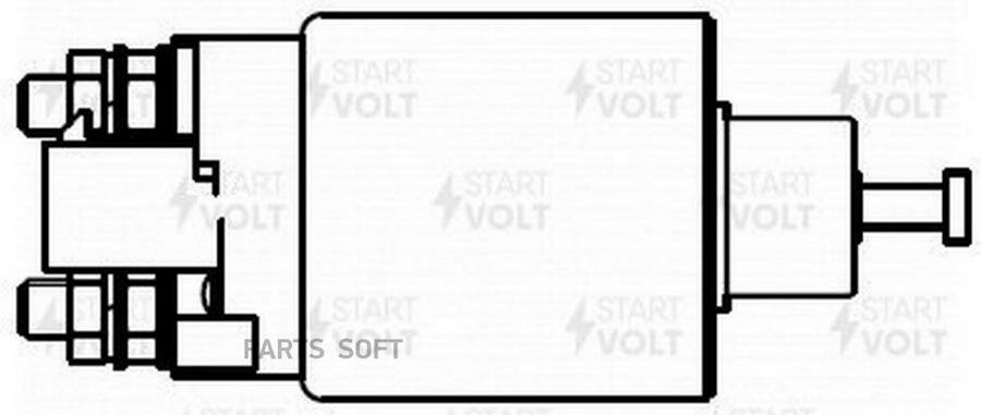 VSR0505 STARTVOLT Реле втягивающее стартера CHEVROLET CAPTIVA (11-)/OPEL ANTARA (10-) 2.4I/2.2D