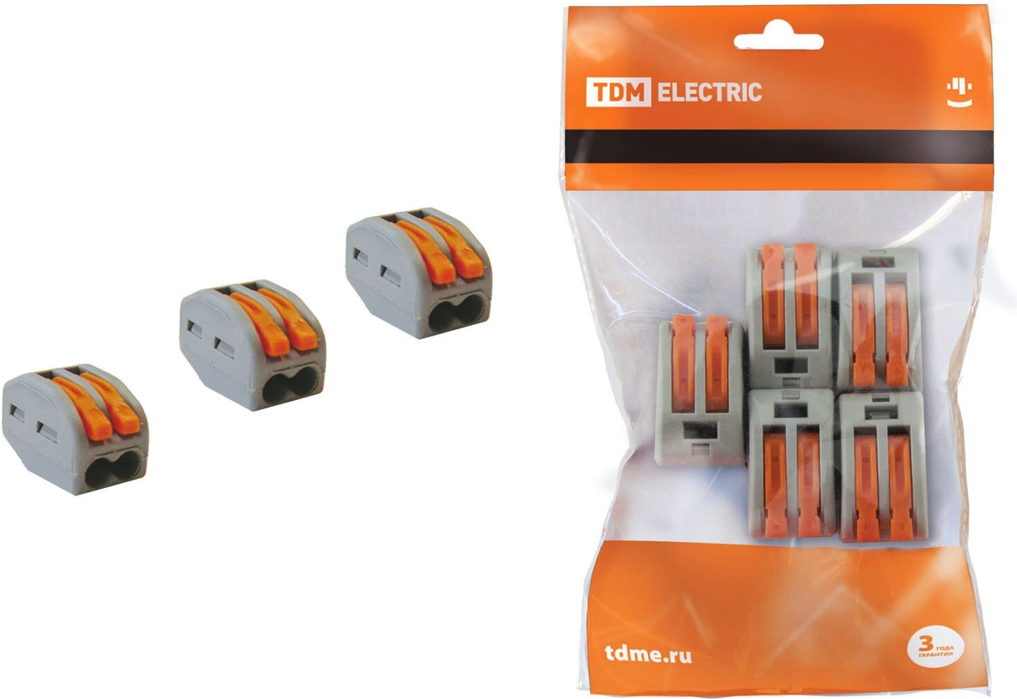 Клемма TDM СК-412 2,5 мм2 5 штук (SQ0527-0011)