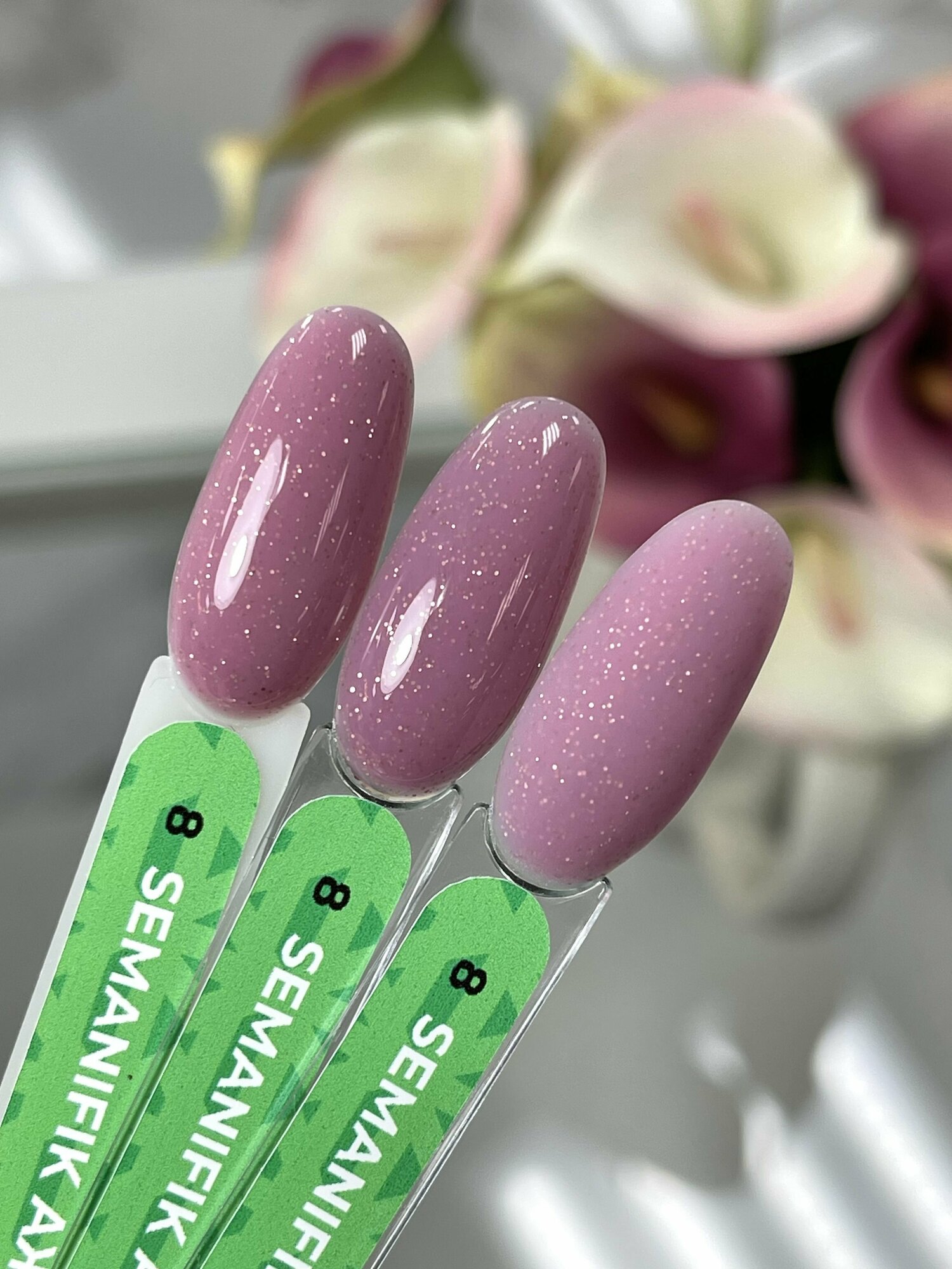 Semanifik Ажур. Камуфлирующая база для гель лака. Оттенок 8.