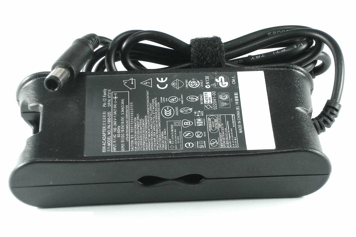 Блок питания для ноутбука Dell 19.5V 3.34A (65W) разъем 7.4 x 5.0
