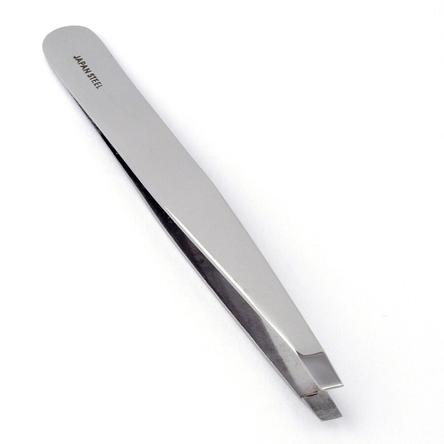 Пинцет Silver Star, косой