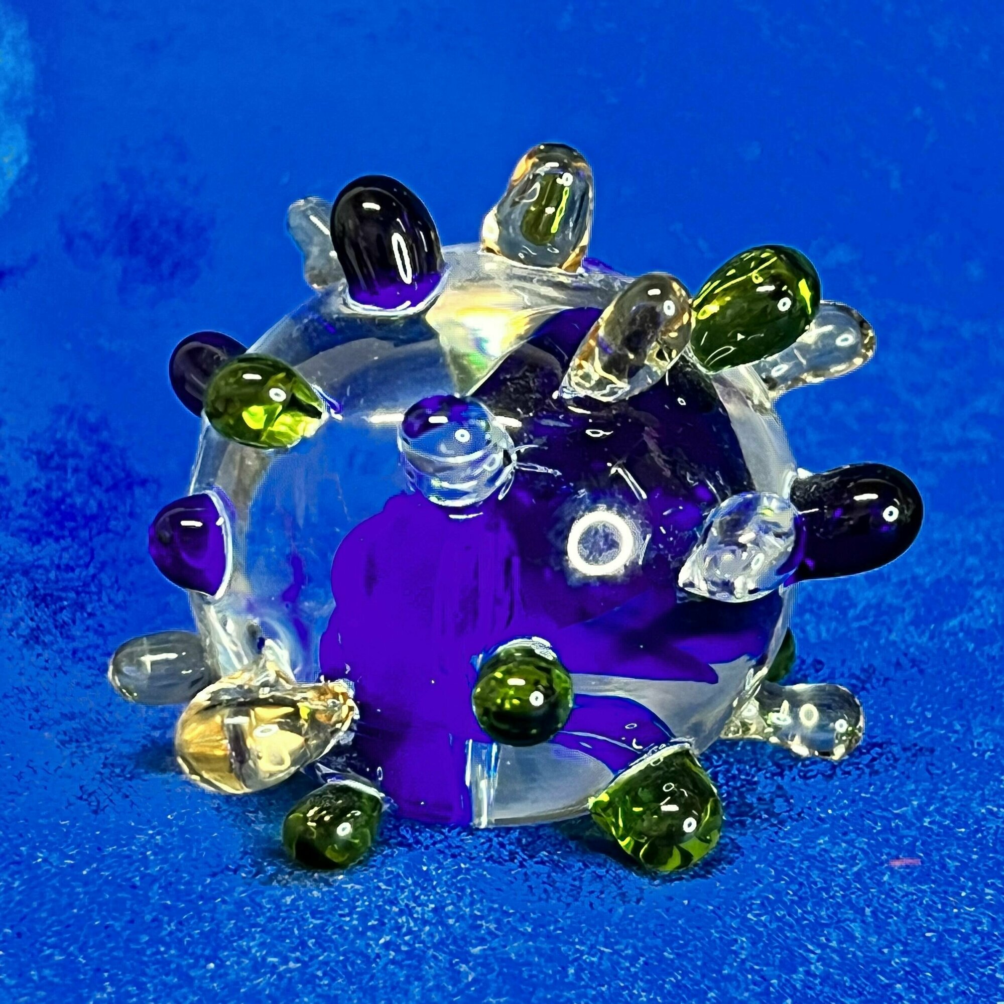 Декоративное изделие "Коронавирус" Цветной Хрусталь