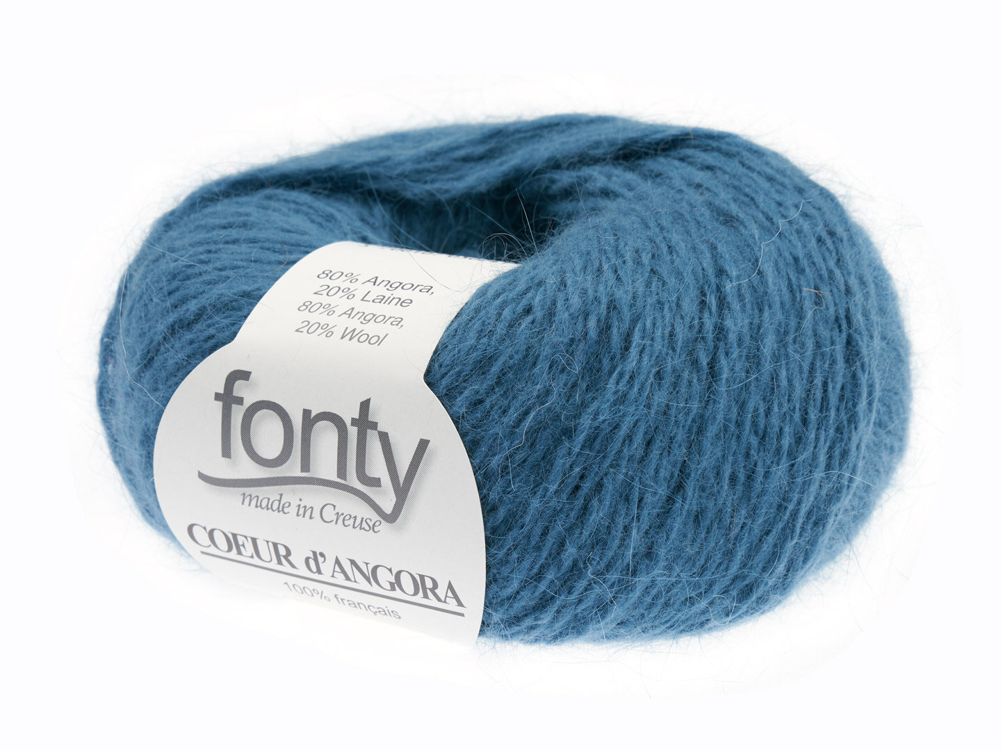 Пряжа Fonty Coeur d'Angora, 25г/108м, цвет 227, Артикул В42618, 80% французская ангора, 20% меринос