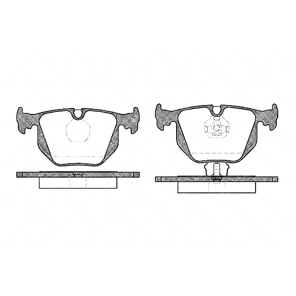 STELLOX 392 000B-SX (34 21 1 160 685 / 34 21 2 227 325 / 34111164582) колодки дисковые\ BMW (БМВ) e46 3.0 / 3.3d 00 / e34 4.0 / e32