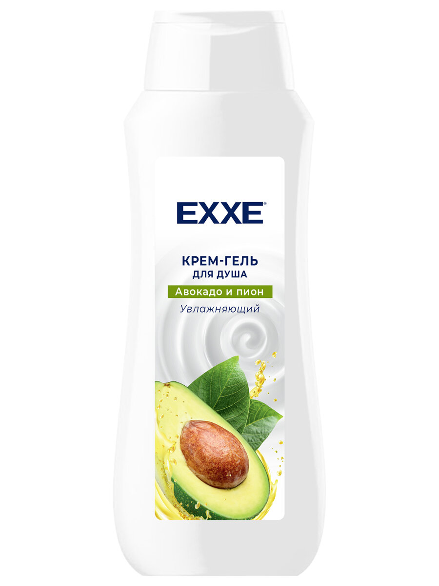 Крем-гель для душа Увлажняющий Авокадо и пион 400мл