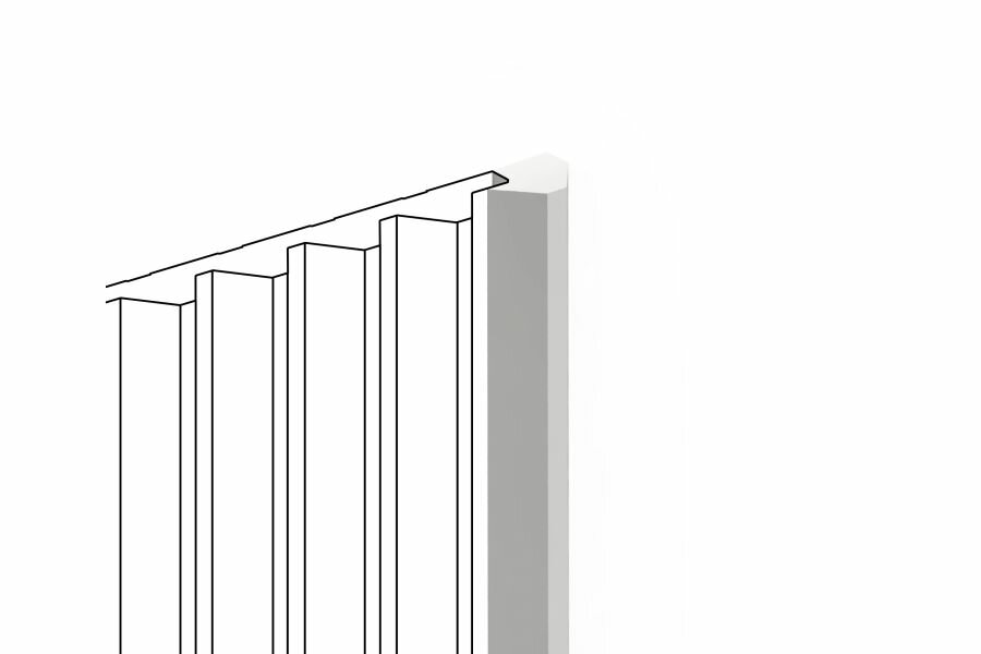 Финишный молдинг HiWood LF136B NP (15,7*12*2700мм)