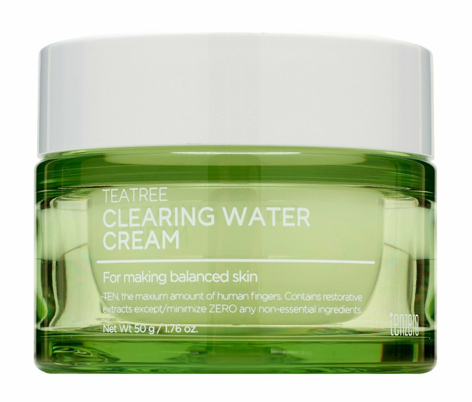 TENZERO Крем для лица с экстрактом чайного дерева балансирующий, 50 г