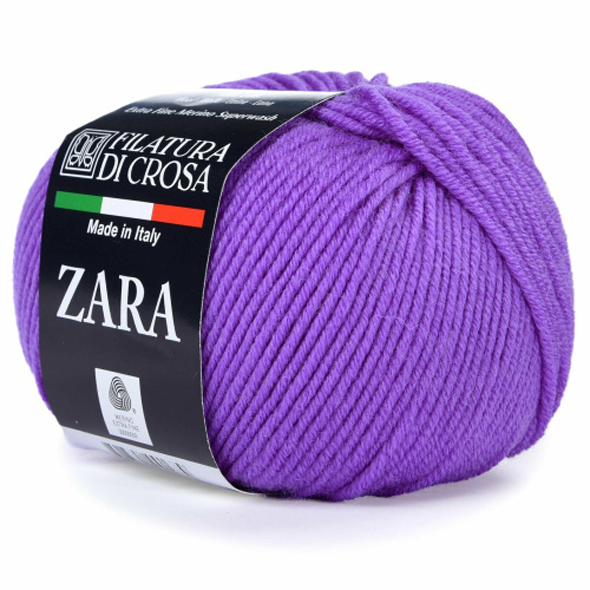 5 Мотков Пряжа Filatura Di Crosa ZARA 100% Мериносовая шерсть 50 гр. - 125 м. цвет 46