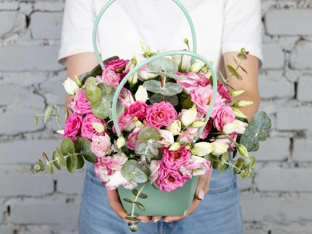 Композиция Розовый вихрь