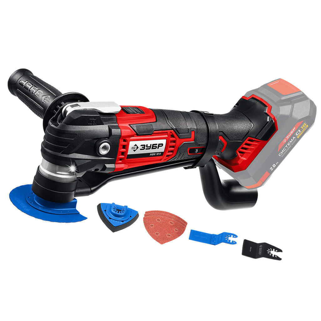 Реноватор ЗУБР МФИ-18 Н C1-18, 18 В, OQIS, без АКБ