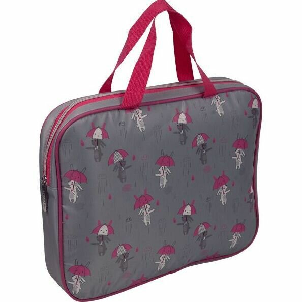 Папка текстиль А4 с ручками "deVENTE. Let It Rain" с расширением 8 см