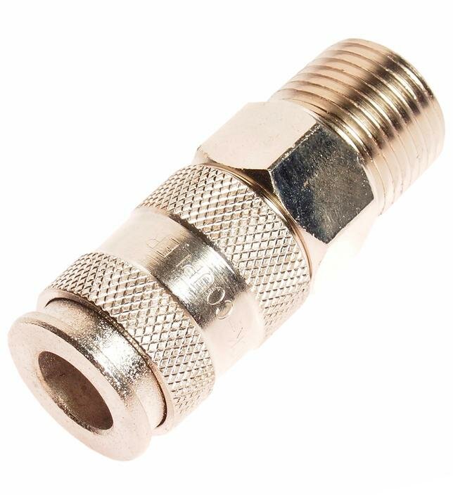 JTC-D40SMA Соединитель быстросъемный 1/2" наружная резьба (мама)