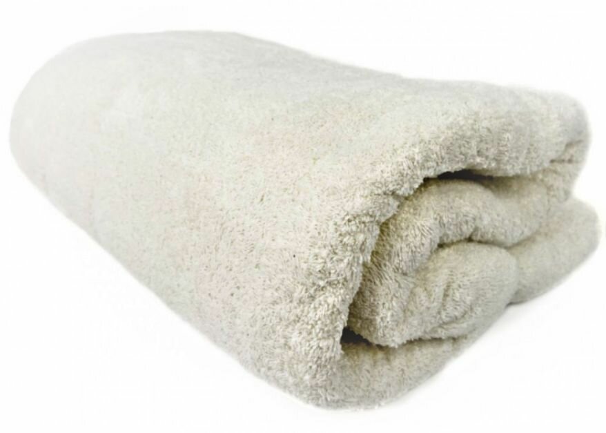 Простыня махровая 190х220 Белая Хлопок 100%