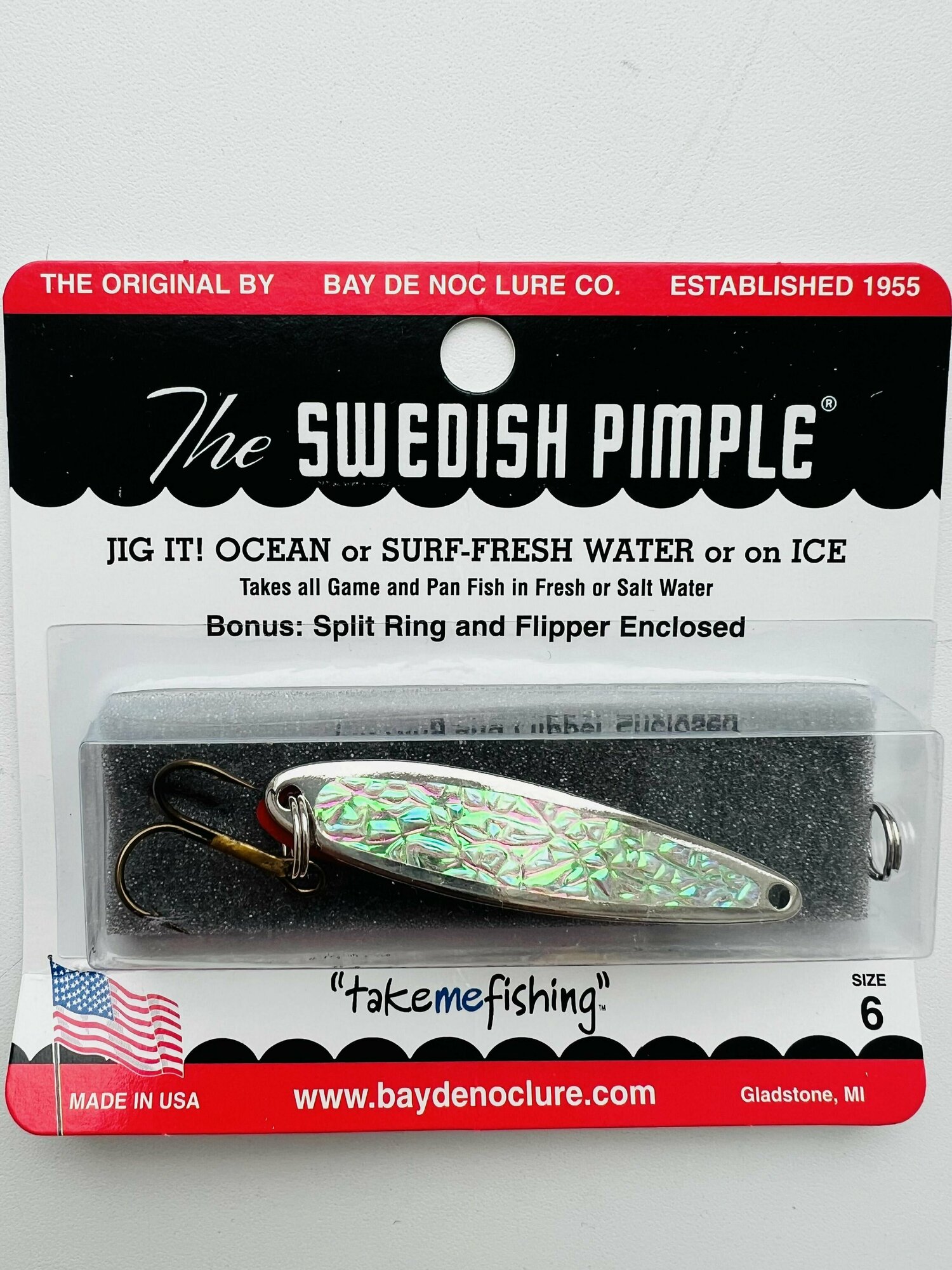 Блесна зимняя The Swedish Pimple 6