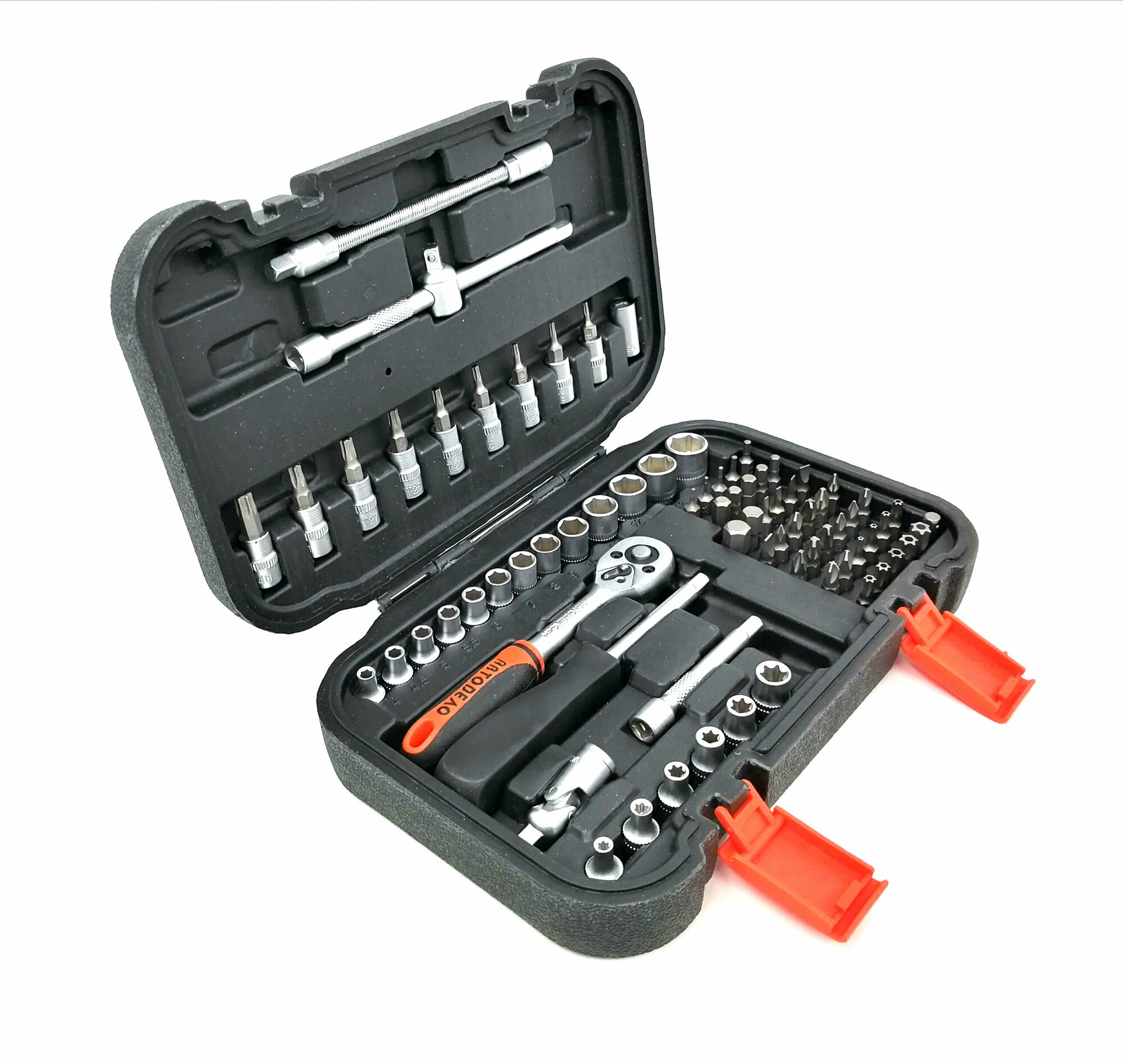 Набор инструментов 76 предметов 1/4. АвтоDело