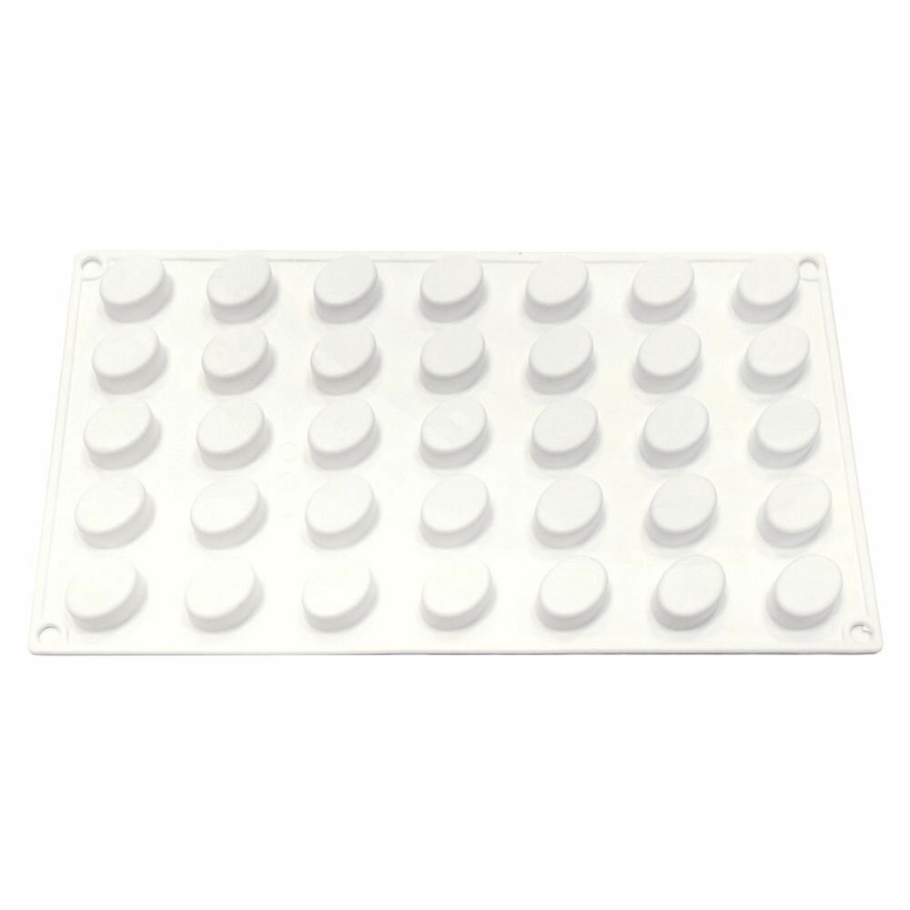 Форма силиконовая "Овал" 35 ячеек d-2,2х2,3см h-1см