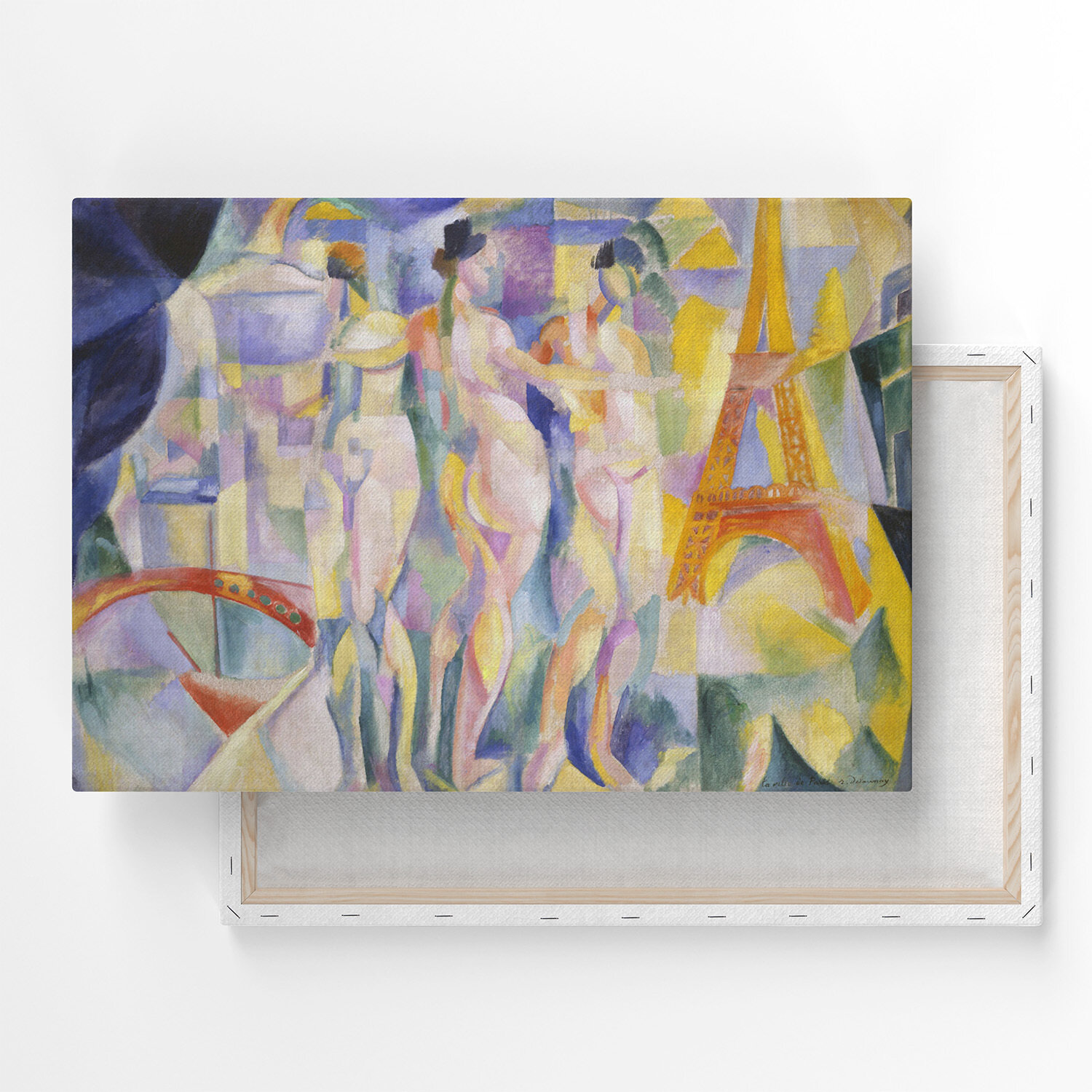 Картина на холсте, репродукция / Робер Делоне - La ville de Paris / Размер 30 x 40 см