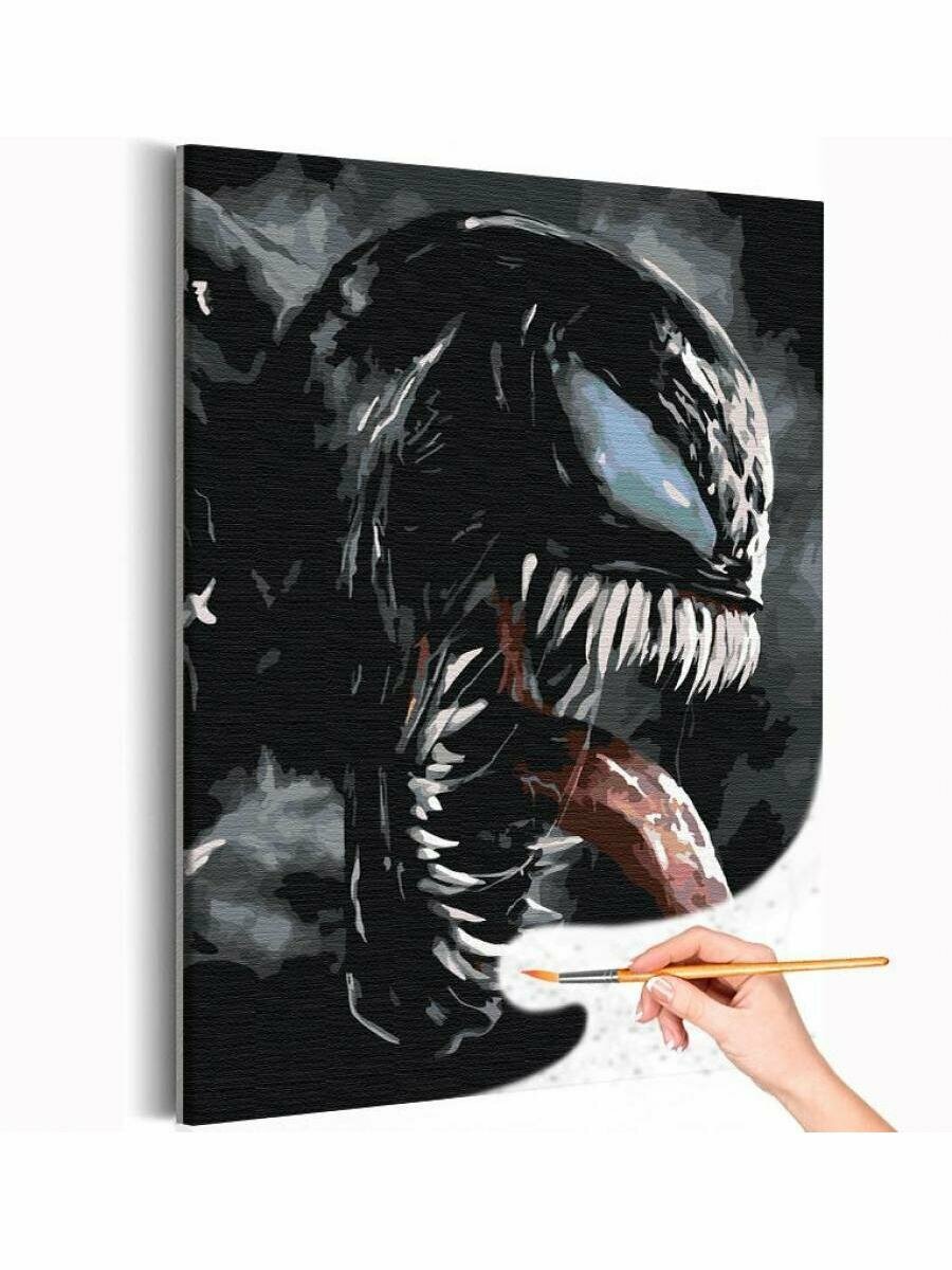 Веном / Супергерои Раскраска картина по номерам на холсте 40х60