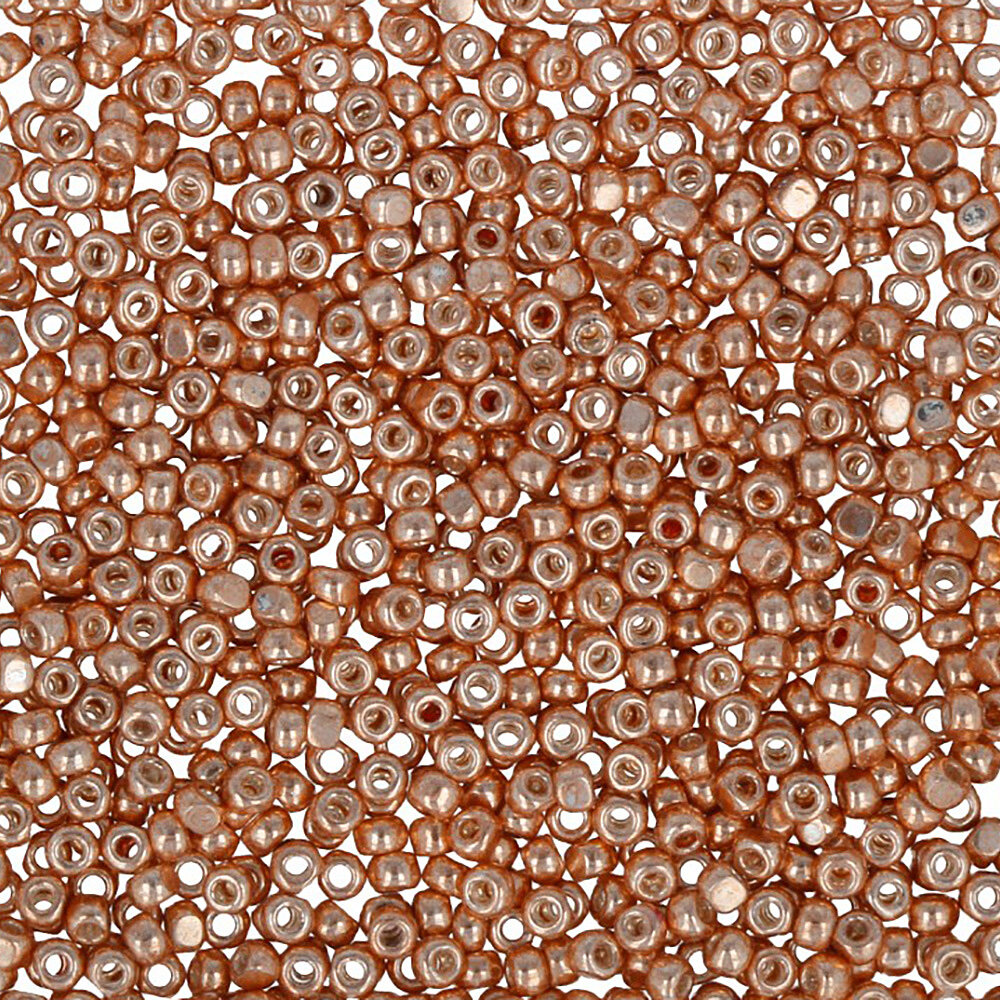 Бисер Япония "TOHO" 15/0 CHARLOTTE 1.7 мм 5 г №0551 т. кремовый/металлик