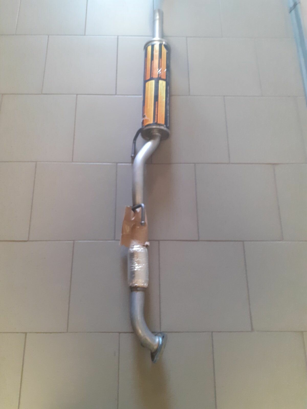 Резонатор фольксваген поло седан VW Polo Sedan V (RUS) 1,6L CFNA 2011- Нержавеющий резонатор.