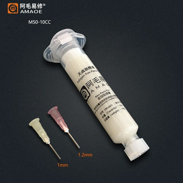 Флюс паяльный AMAOE M50 безгалогеновый 10ml (20gr)