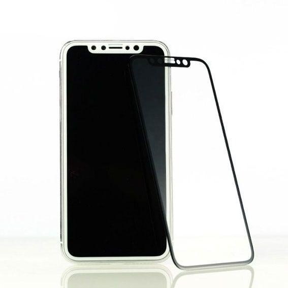 Защитное стекло и кабель для iPhone X, Remax GL-036 Zeus Series 3D Matte Tempered Glass, черный