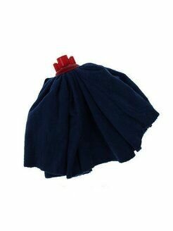 Насадка для швабры МОП Юбочка цельная, микрофибра, 200 г Темные цвета